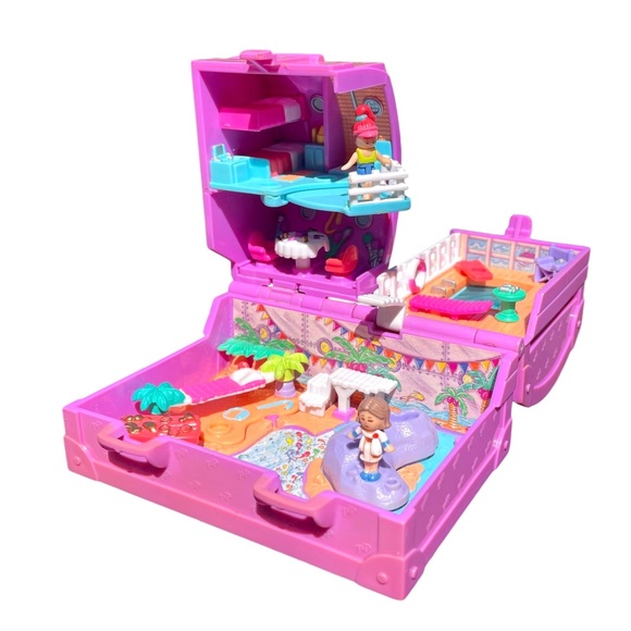 polly pocket | Toys | Vintage Polly Pocket Surf N Swim Island Playset ...